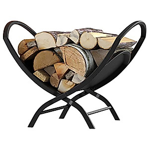 Fire Beauty Fireplace Log Holder Folding Firewood Rack Indoor, Outdoor Firewood Rack,Stacking Rack,Storage Rack for Firewood