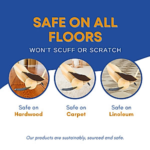 Wooden Push Toy Duck (Yellow) - 18 Months to 3 Years Old - Walking Toddler Toys Preschool Learning Activities Walking Baby Toys Learning Toys for Toddlers Develops Motor Skills