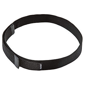 Loopbelt M 34-38 No Scratch Reversible Web Belt with Advanced Hook & Loop Fasteners Black Medium 34-38