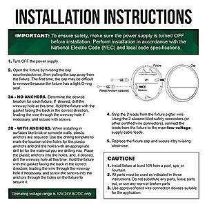 GKOLED Landscape Deck Light, Low Voltage 12V AC/DC Outdoor Patio Lighting, LED 2W Step Light, Die-Casting Aluminium with White Powder Appearance, 6 Pack