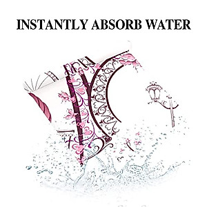 VBFOFBV Hand Towels Soft Hand Towel for Bathroom Kitchen Yoga Gym Decorative Towels, Set of 2, Paris Pink Eiffel Tower