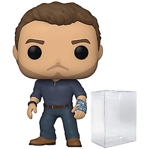POP Jurassic World Dominion - Owen Grady Funko Vinyl Figure (Bundled with Compatible Box Protector Case), Multicolor, 3.75 inches