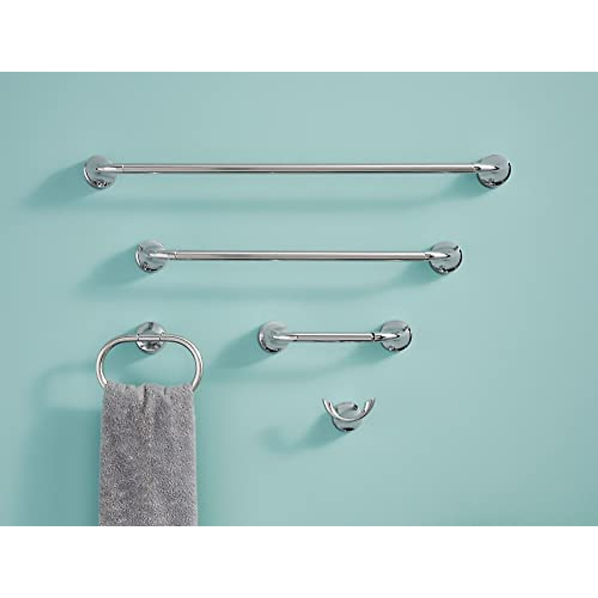 Moen MY3703CH Idora Double Robe Hook, 1 Count (Pack of 1), Chrome