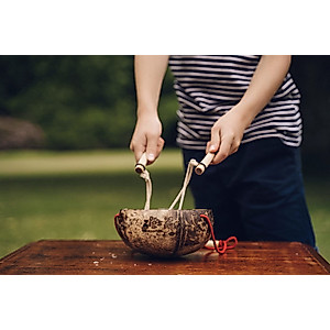 Dr Zigs Eco Giant Bubble Kit - Coconut Set - Renewable Bucket, Sustainable Wands and Professional Grade Solution.