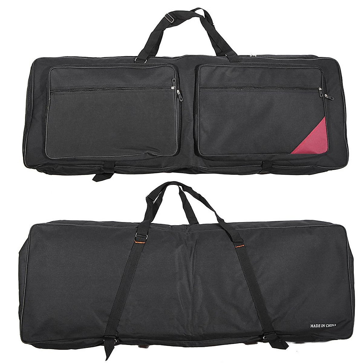 Btuty Keyboard Gig Bag for 73-Key/76-Key Electric Piano, Soft Case, Durable 600D Cloth PE Foam Padded Dual Zipper