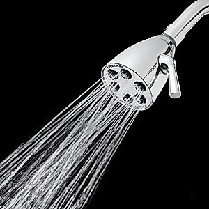 Speakman S-2252 Signature Icon Anystream Adjustable High Pressure Shower Head-1.75 GPM Solid Brass Replacement Bathroom Showerhead, Polished Chrome, 2.5