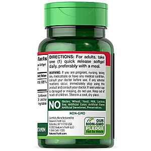 Nature's Truth Vitamin D3 5000 IU Softgels 130 Count | High Potency Vitamin D | Non-GMO, Gluten Free