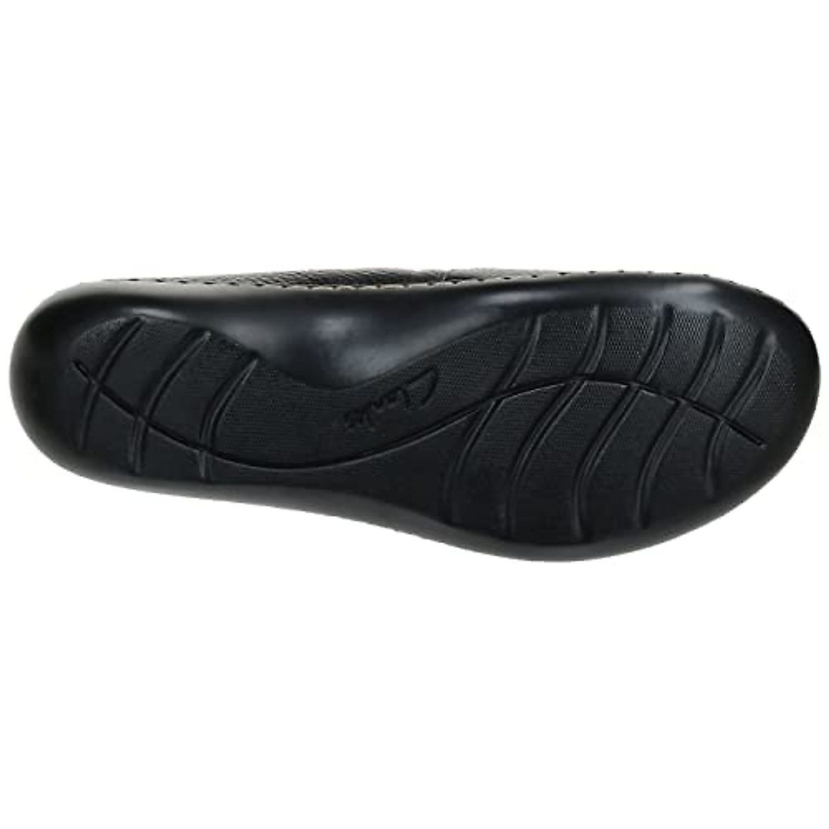 Clarks Women's Ashland Lane Q Slip-On Loafer, Black, 9 M US