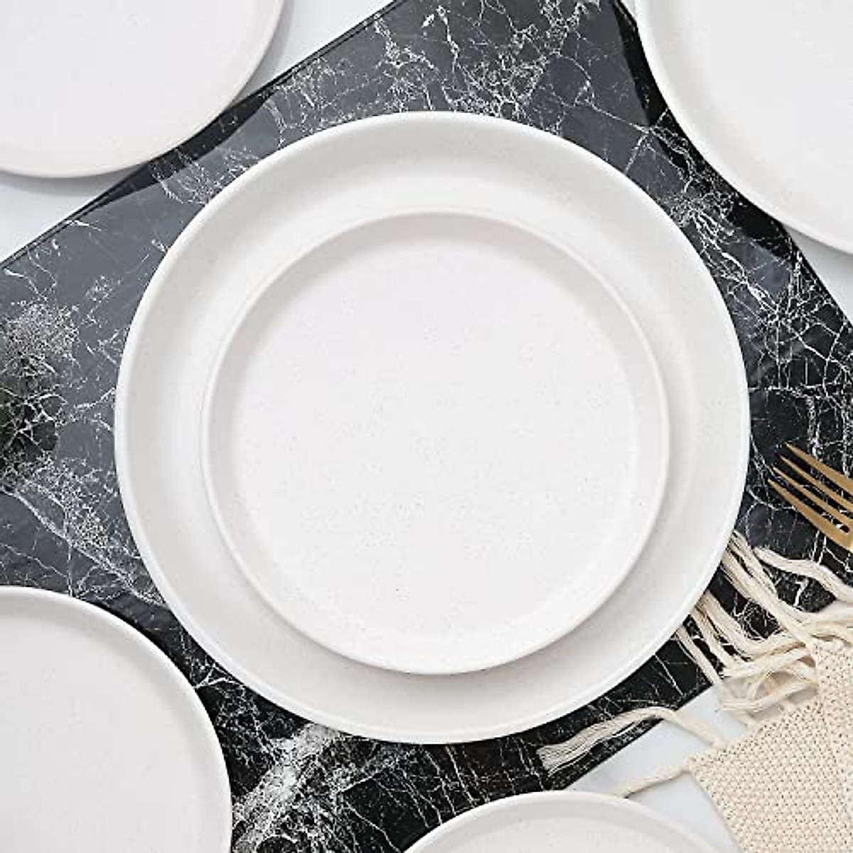 Stone Lain Albie 16-Piece Dinnerware Set Stoneware, White
