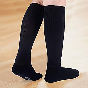 Raigoo Soccer Softball Baseball Football Socks for Youth Kids Boys and Girls Ages 4 to 16 Knee High Sport Athletic Socks