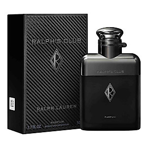 Ralph Lauren FRAGRANCES Ralph's Club - Parfum - Men's Cologne - Woody & Ambery - With Lavandin, Vetiver, Cardamom, and Patchouli - Intense Fragrance - 1.7 Fl Oz