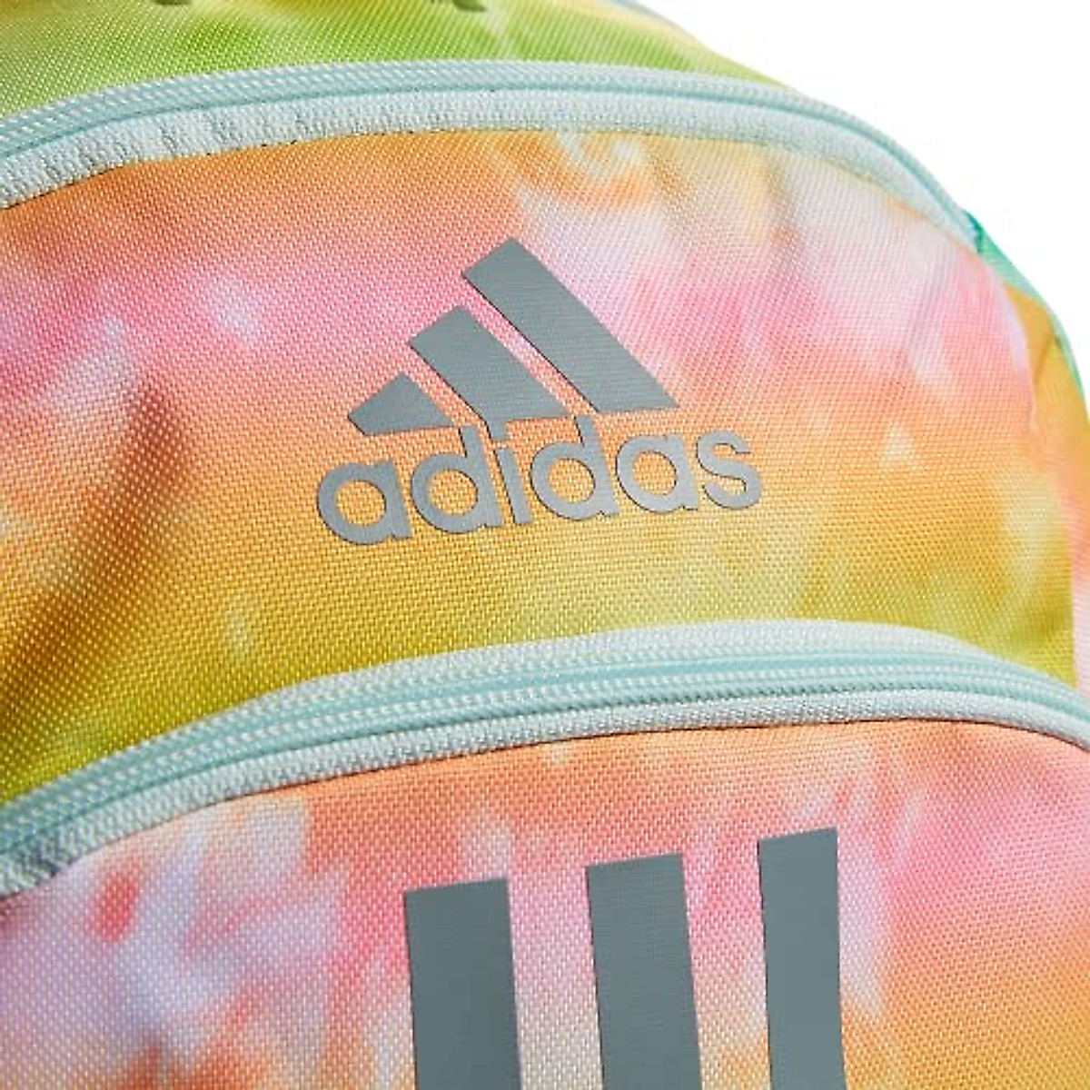 adidas Creator 2 Backpack, Stone Wash Rainbow/Grey/Almost Blue, One Size