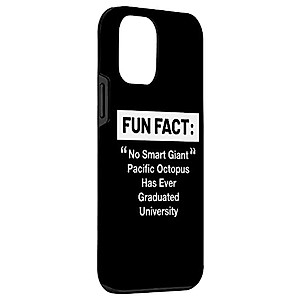 iPhone 12 mini No Giant Octopus Graduated Uni Funny Animal Pun Humor Case
