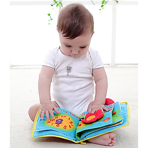 KMMall Soft Activity Books for Children Toddler Learning Story Book Life Education Sleep Books Baby Toys ,Baby Book , Cloth Book