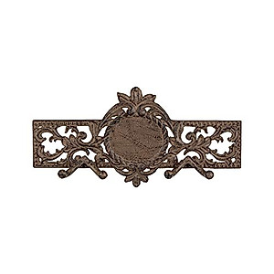 Gerson 95320 Acanthus Monogram Wall Hook, 12-inch Length