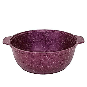 Cooking Pot Aluminum Dutch Oven Pot with Glass Lid 135.26 oz. (4 L) (mystery) Cookware Kitchen Pot