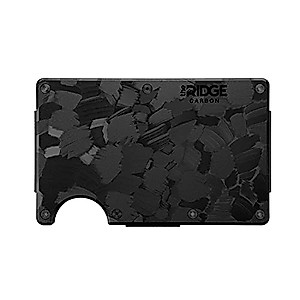 The Ridge Forged Carbon Fiber Money Clip Wallet Thinner Than Smartphone