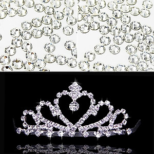 1440PCS Crystal Rhinestones SS20 4.8mm Flatback Glass Rhinestones Gemstones Diamantes for Clothes Shoes Nails Art Crafts Decoration