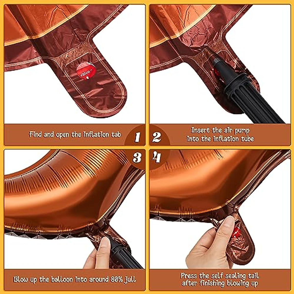 Wettarn 8 Pcs Western Themed Party Balloons Include 4 Pcs Cowgirl Boot Balloons and 4 Pcs Cowgirl Hat Foil Balloon, Bachelorette Party Decorations for Western Themed Birthday Party