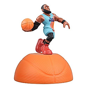Moose Toys Space Jam: A New Legacy - 4 Pack - 2'' Lebron, Bugs Bunny, Wile E. Coyote, & 1 Mystery Figure - Bench, Multicolor, 14574