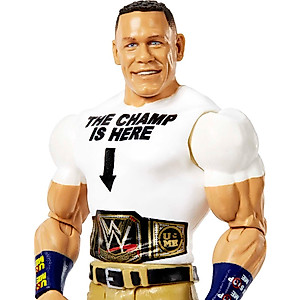 Mattel WWE John Cena Basic Action Figure, Posable 6-inch Collectible for Ages 6 Years Old & Up