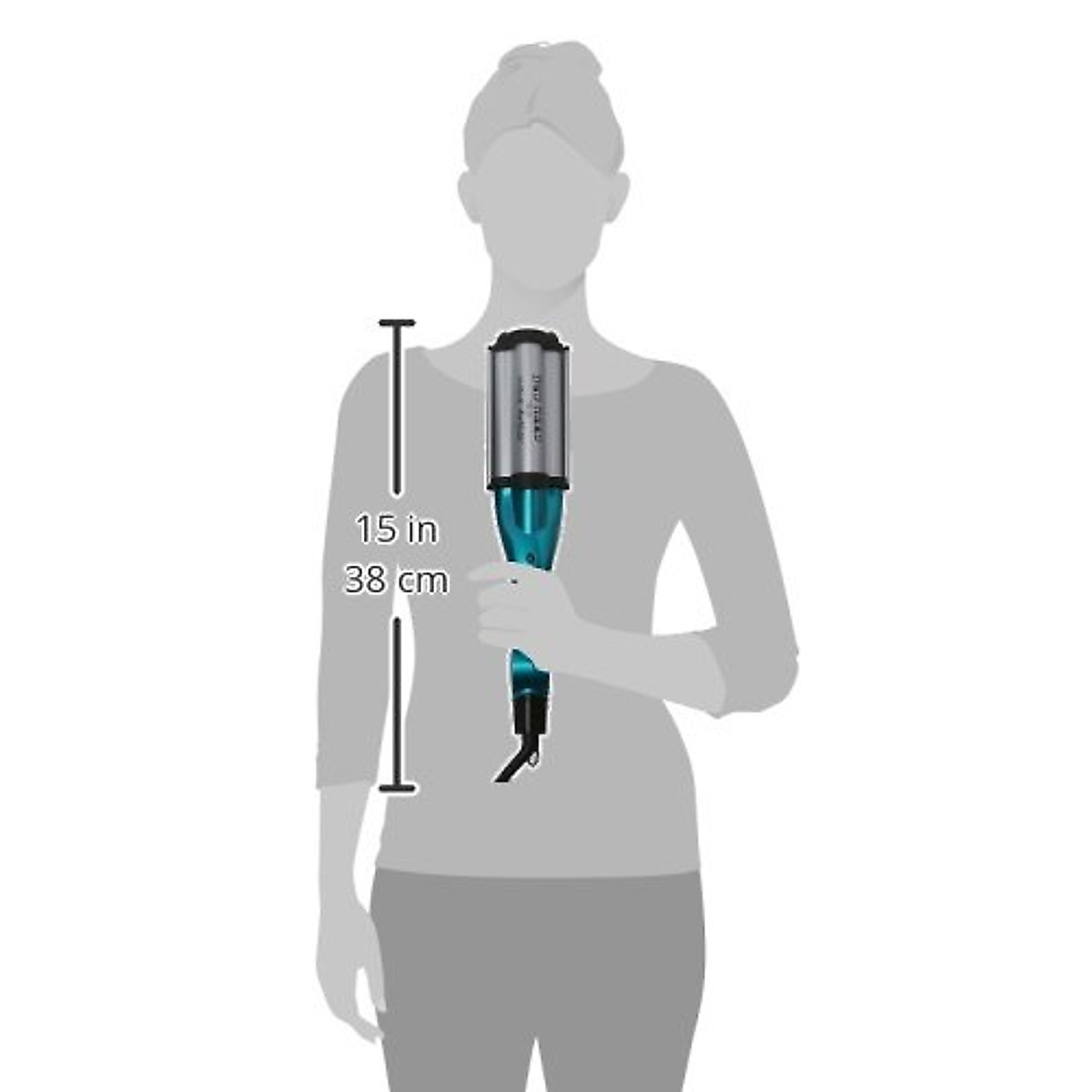 BED HEAD Ceramic Wave Artist Deep Waver for Beachy Waves, 15x9x7 Inch