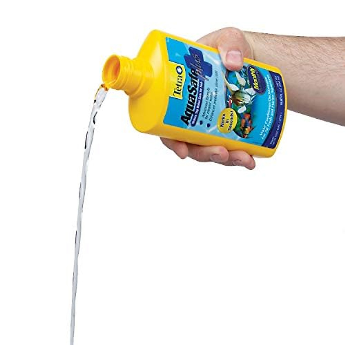 Tetra AquaSafe Plus 16.9 Ounces, aquarium Water Conditioner And Dechlorinator