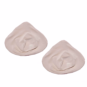 BIMEI A PAIR TRIANGLE SHAPE BREAST FORM COVER For Mastectomy Breast Forms (2XL)