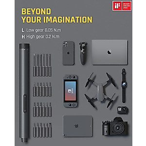 Fanttik E1 Max 3.7V Mini Precision Electric Screwdriver (5/32‘’Hex) & L1 Pro 3.7V Cordless Screwdriver (1/4''Hex)