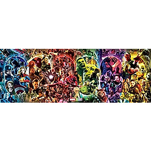 HNTHBZ Fashion Canvas Poster The Infinity Saga - Marvel Cinematic Universe Wall Art Avengers Endgame Silk Printed for Room Decor Painting (Size (Inch) : 16X45 inch No Framed)
