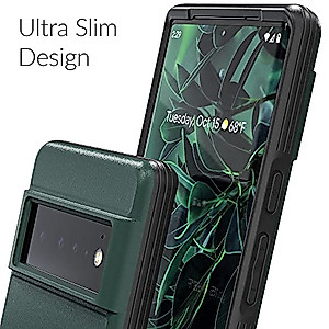 Crave Slim Guard for Google Pixel 6 Pro, Shockproof Case for Google Pixel 6 Pro - Forest Green
