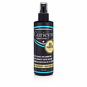 Curicyn, Wound Treatment Spray for All Animals - Original Formula, Helps Reduce Inflammation, Easy and Effective Pet Wound Care, Dog and Cat Skin Care Infection Treatment, - 8 oz Spray Bottle