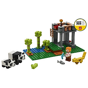 LEGO 21158 Minecraft The Panda Nursery Building Set with Alex & Animal Figures, Toys for Boys and Girls 7 Plus Years Old