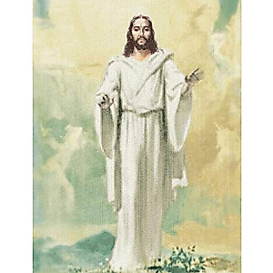 Jesus Christ Religious 50" x 70" Oversized Super Soft Microplush Throw Blanket