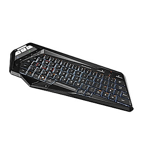 Mad Catz S.T.R.I.K.E.M Wireless Keyboard for Android and Windows Smart Devices, PC, and Mac - Gloss Black