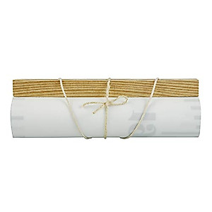 PandaEar Baby Height Growth Chart Ruler| Kids Boys Girls | Removable Wall Decor Measurement 79" x 7.9" (White)