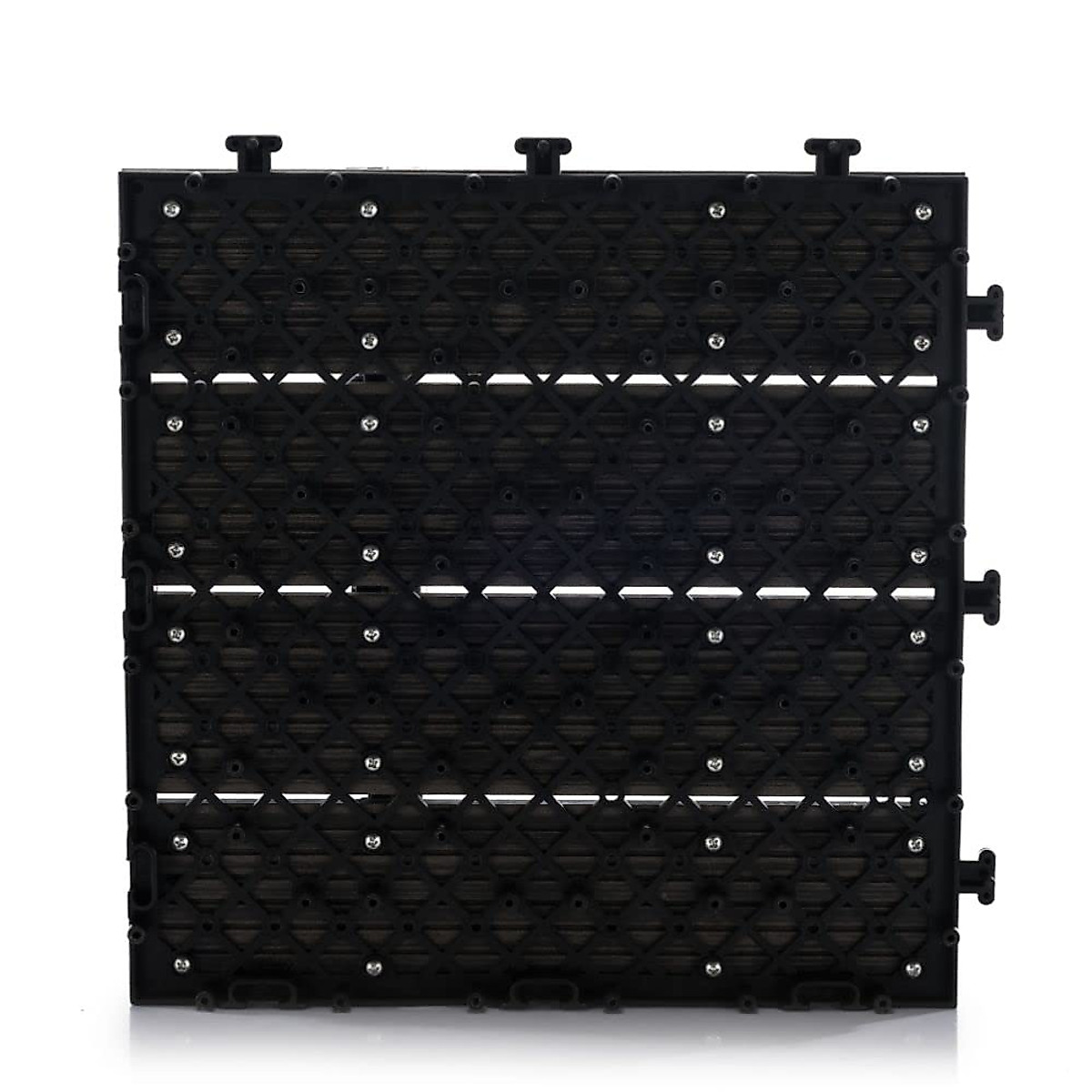 Courtyard Casual 119 Outdoor Deck Tiles, Gray, 9 Piece