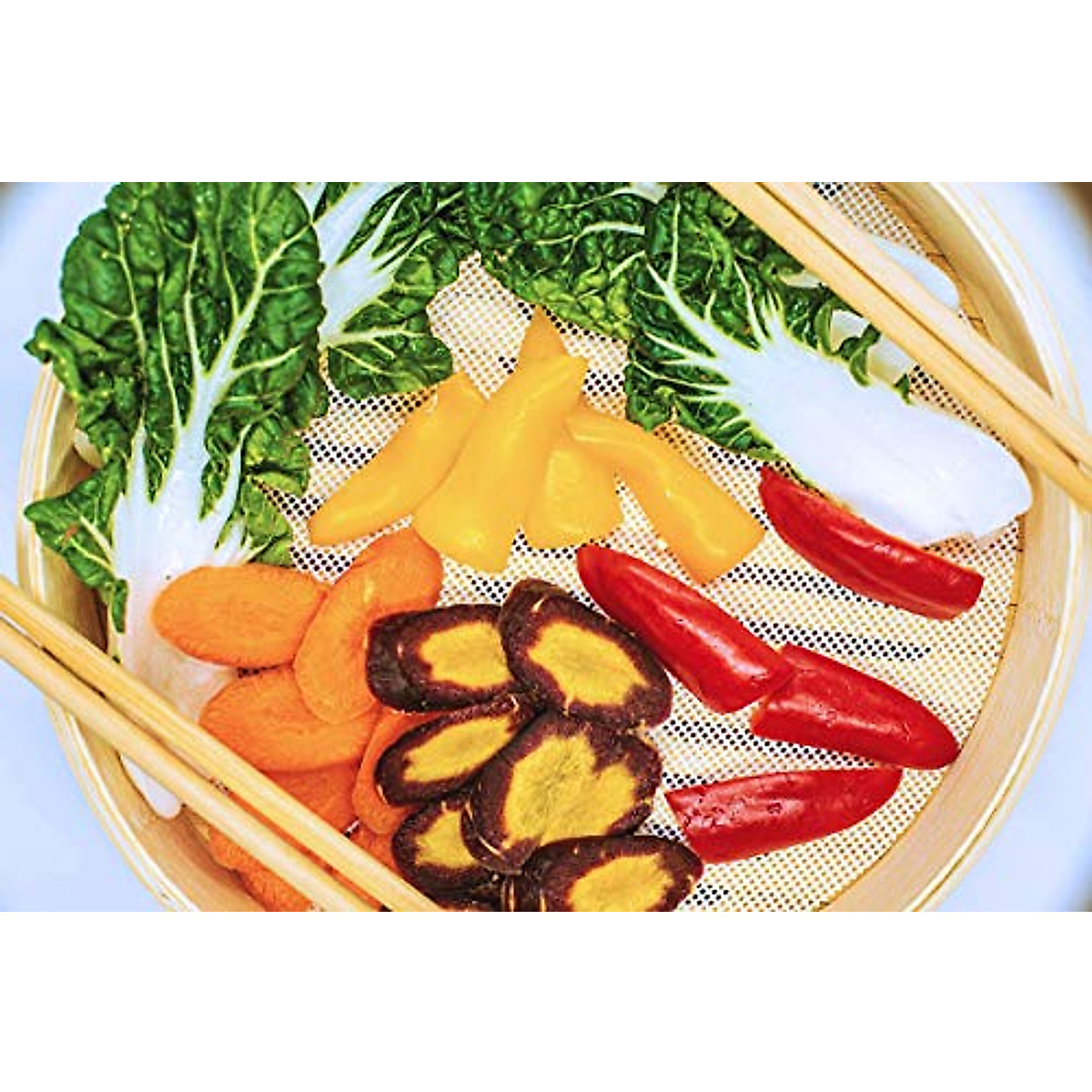 LUKARA Bamboo Steamer Basket – Dumpling Steamer Bamboo with Accessories – Bamboo Steamer 10 Inch with Silicone Steamer Liners, Cookbook, Chopsticks, Sauce Ramekins – Eco-Friendly Gift Set