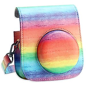 CELION Camera Case for Fujifilm Instax Mini 11 Instant Camera (Rainbow)