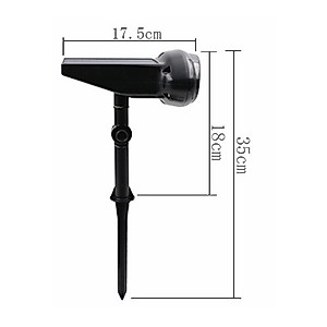 Penfly LED Solar Power Decorative In-ground Landscape Light Wall Night Lamp Outdoor Home Garden Yard Pathway Lawn Grassland White Color Auto ON/Off