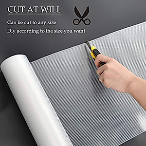 QLOUN Shelf Liner for Cabinet,Non-Adhesive Non-Slip Drawer Liner 12 Inchesx20 FT Cupboard Liner,Washable Refrigerator Shelf Liner for Pantry Cabinet,Kitchen Drawer,Bathroom Shelves,Shoe Rack