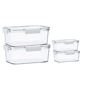 QCHOSWO Leak-Proof Food Storage Container, Family, Travel Essential Multi-Purpose Storage Box