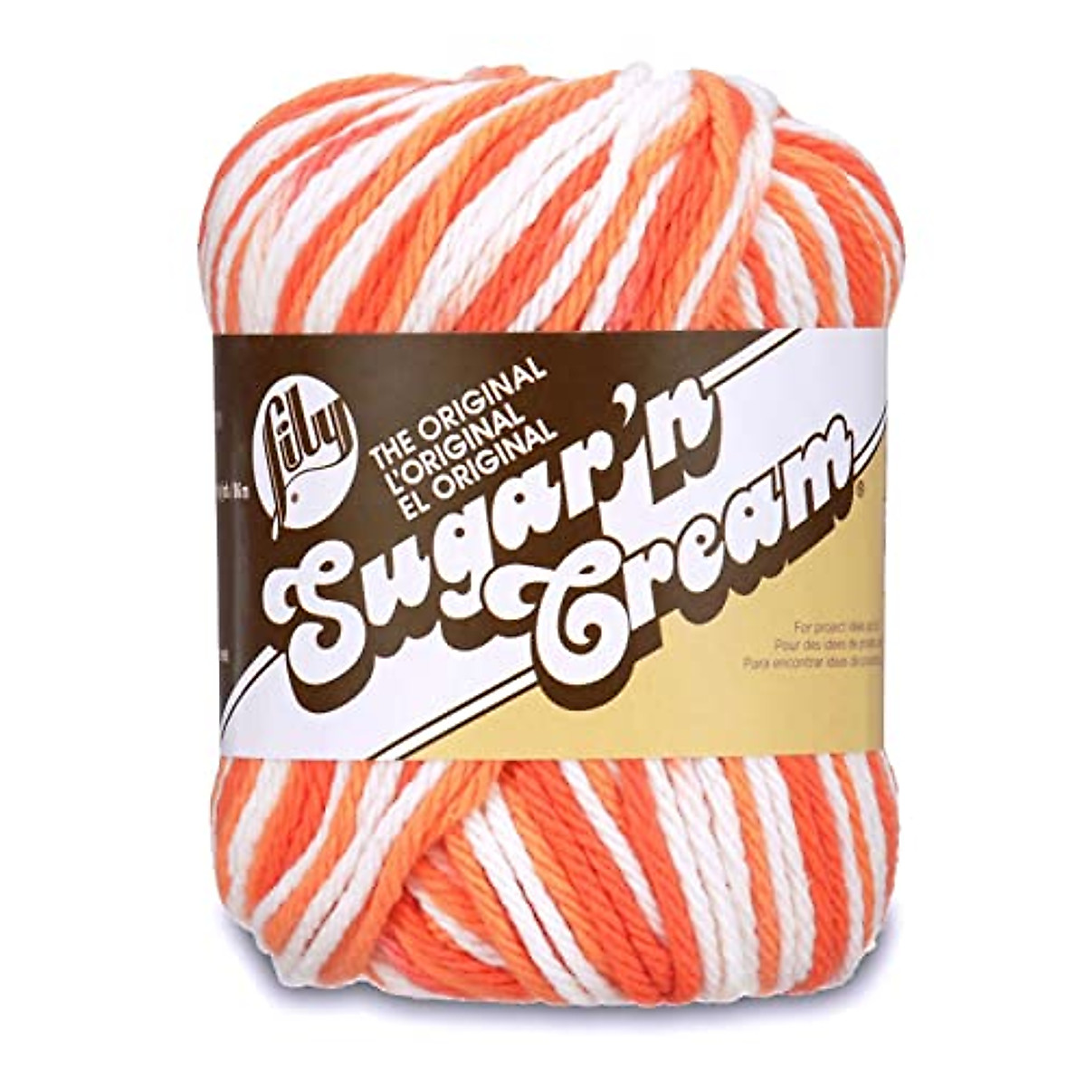 Lily Sugar 'n Cream Yarn Assortment - 100% Cotton (Creamsicle)