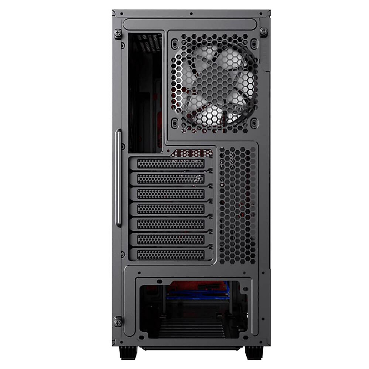 GAMEMAX Contac COC BR Black / Red Steel / Tempered Glass ATX Mid Tower Computer Case