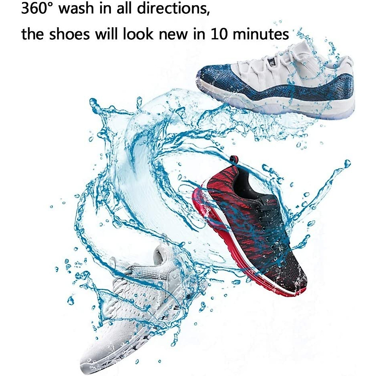 MISMORI Portable Shoes Washing Machine, Portable Shoes Washing Machine, Mini Portable Washing Machine, Smart Lazy Automatic Shoes Washer, For Apartments Camping Dorms Business Trip College Rooms