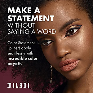 Milani Color Statement Lipliner - Bordeaux (0.04 Ounce) Cruelty-Free Lip Pencil to Define, Shape & Fill Lips