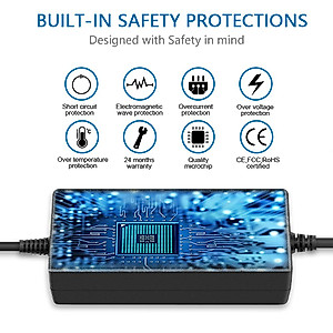 SHNITPWR 24W AC Adapter 3V ~ 12V 2A Universal Power Adapter 100V-240V AC to DC Converter 3V 4V 4.5V 5V 6V 8V 9V 10V 12V Adjustable Power Supply 500mA 1A 1.2A 1.5A 2A with 14 Tips Polarity Converter