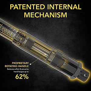 LEXIVON 3/8-Inch Drive Click Torque Wrench 10~80 Ft-Lb/13.6~108.5 Nm (LX-182)