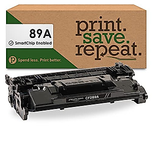 Print.Save.Repeat. HP CF289A (89A) Toner Cartridge with SmartChip for Laserjet Enterprise M507, Laserjet Enterprise Flow MFP M528, Laserjet Enterprise MFP M528 [5,000 Pages]