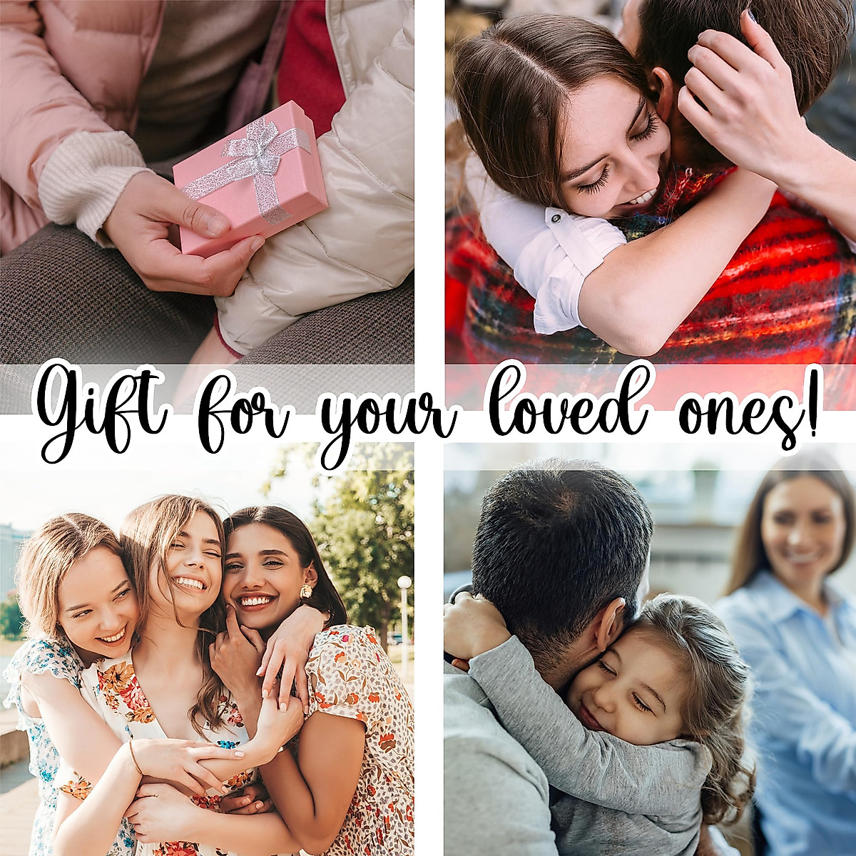 SOLICIEL Amethyst Crystal Pocket Hug, Get Well Gifts for Best Friends Thinking of You Long Distance Gifts Just Because Gift for Women Men Christmas Stocking Stuffers